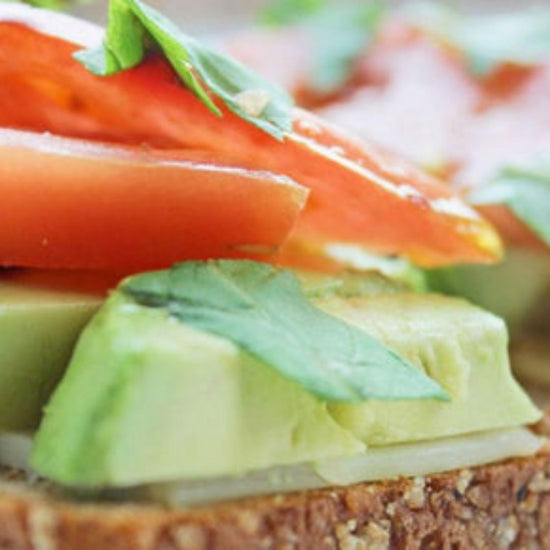 Avocado & Tomato Open Face Sandwich – The Little Shop of Olive Oils
