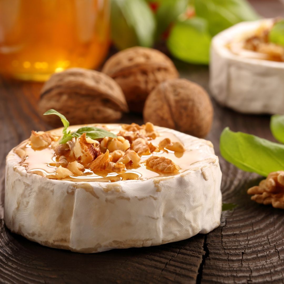 Warm Brie with Blood Orange Olive Oil & Honeyed Walnuts – The Little ...