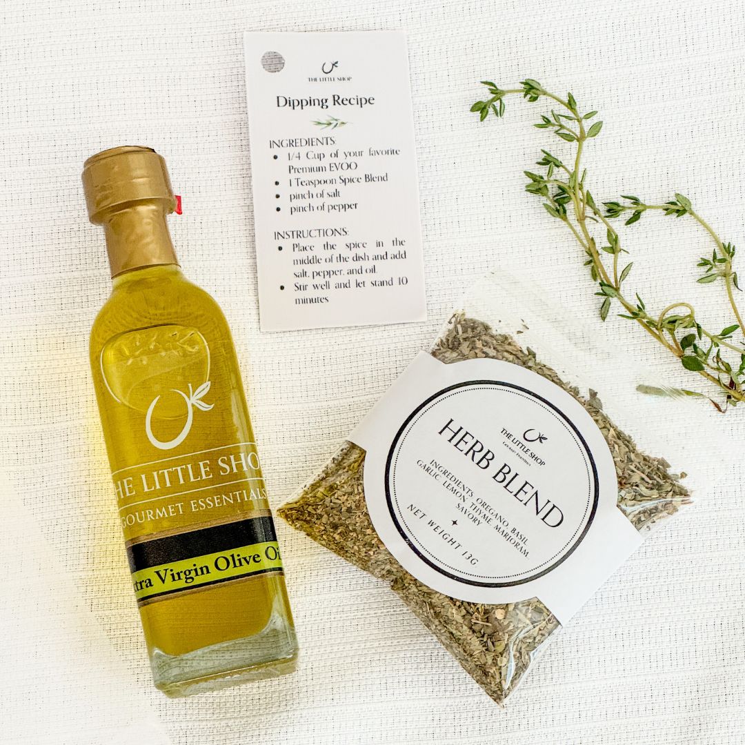 Oil & Herb Dipping Set – The Little Shop of Olive Oils